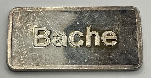 Vintage Bache 1 oz .999 Silver Bar | eBay