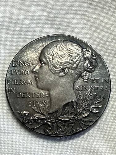 Queen Victoria Diamond Jubilee 1837-1897 Double Portrait 925 Silver ...