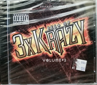 Best of 3X Krazy, Vol. 2 BAY AREA RAP LEGENDS RARE O.O.P CD ...