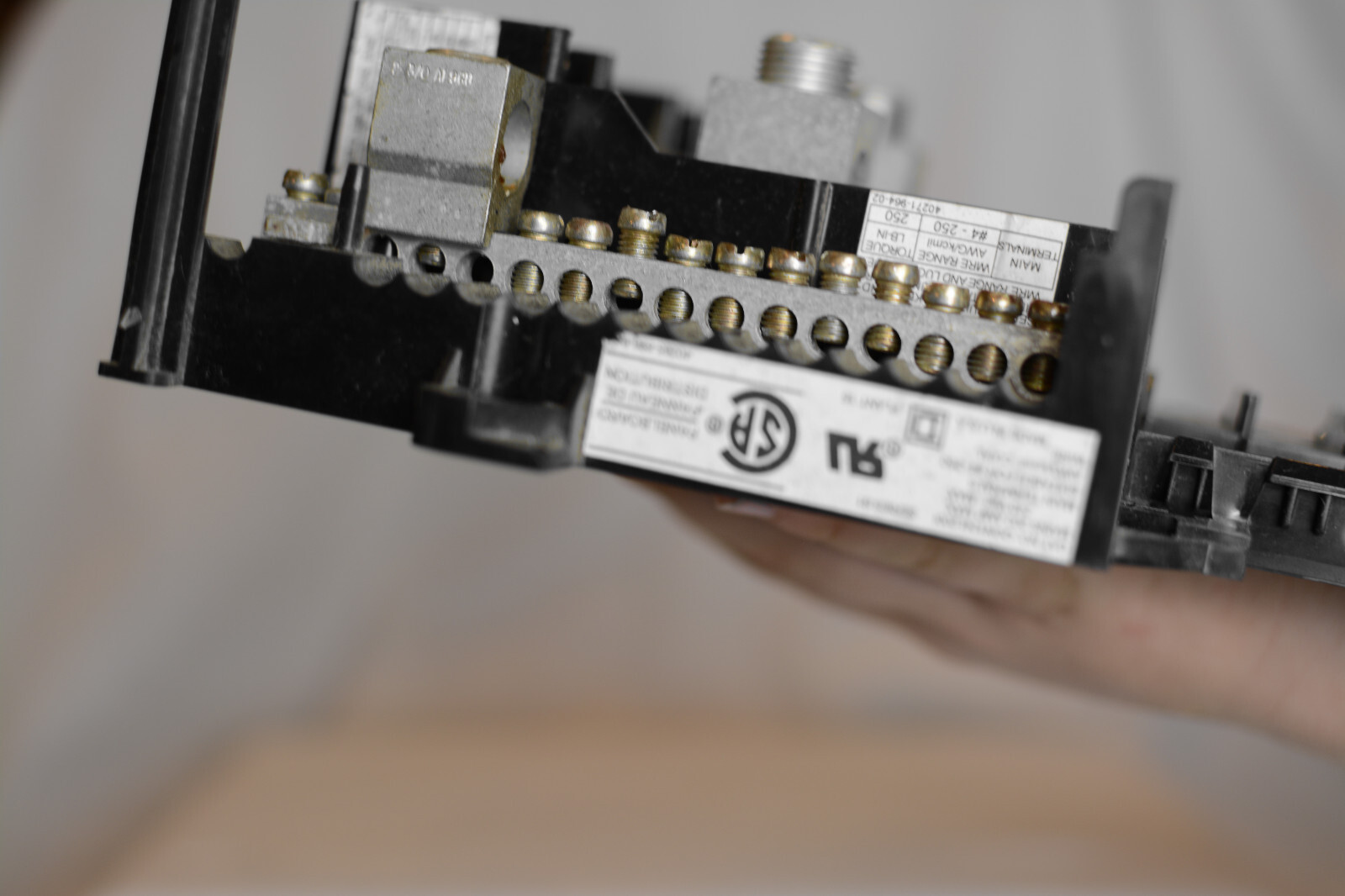 SquareD panelboard load center bus bar Square D model QON124L2001 | eBay