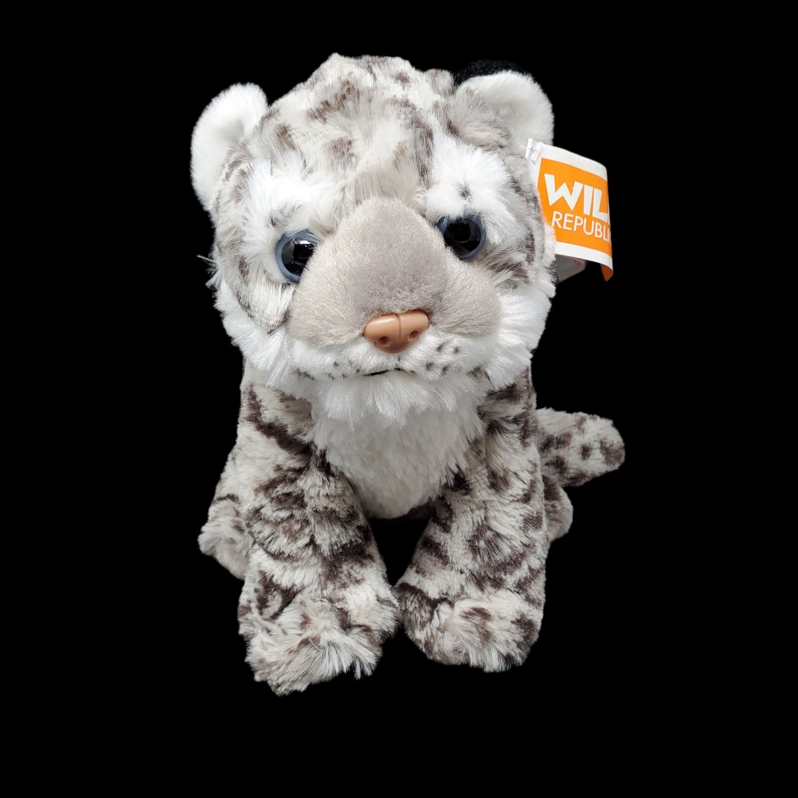 Wild Republic Snow Leopard Cub Plush Stuffed Animal Realistic 12" Gray ...