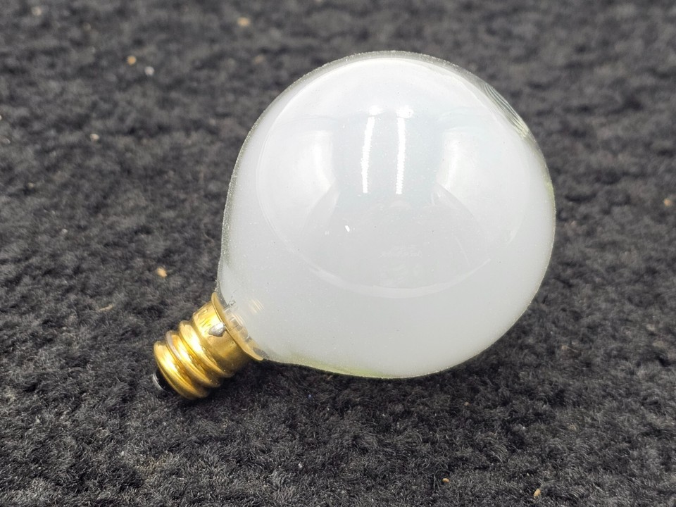 (QTY 20) Simba Lighting Globe G16.5 Round Bulb 25W E12 Candelabra Base ...