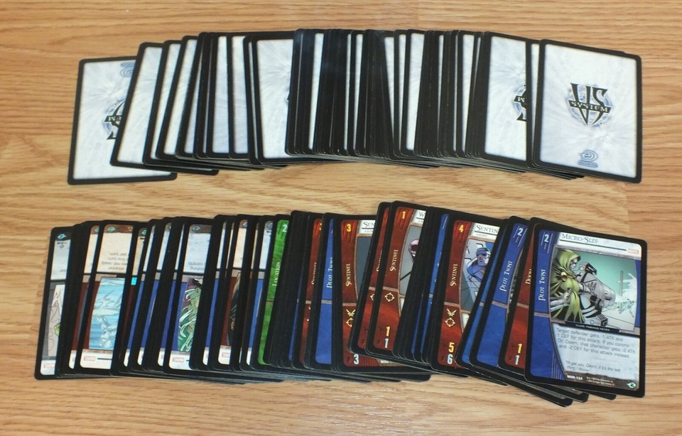 Marvel VS System Wolverine Trading Card Game Tin Box With 155 Trading ...