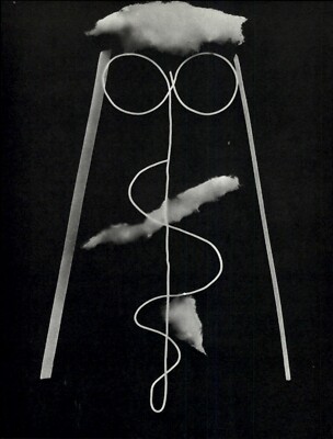 1975 Man Ray Rayograph Wire Face Figure Photogram Abstract Art Photo ...