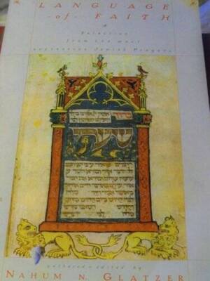 Language of Faith - Paperback By Glatzer, Nahum N - VERY GOOD ...