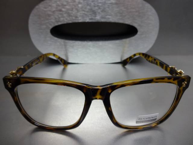 Men's Women VINTAGE RETRO Style Clear Lens EYE GLASSES Tortoise Frame ...