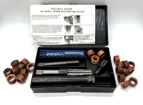 Time BIG Sert Thread Repair M14 x 1.25 Set Kit Tap Reamer Oversized ...