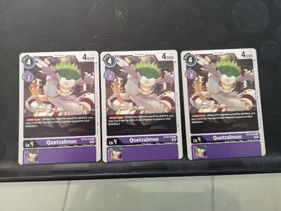 Quetzalmon *3 Carte Digimon Anglais Bt10-074 | eBay