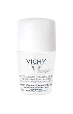 Vichy 48hr Soothing Anti-Perspirant - Sensitive or Depilated Skin 50ml ...