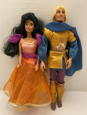 Disney Esmeralda & Phoebus Dolls from Hunchback of Notre Dame | eBay