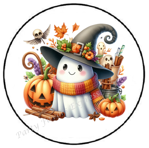 CUTE GHOST HALLOWEEN ENVELOPE SEALS LABELS STICKERS PARTY FAVORS | eBay