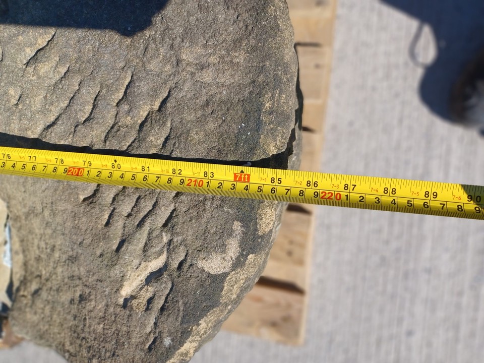 Reclaimed Pair Sand Stone Rustic Gate Posts Monoliths 85" Tall | eBay UK