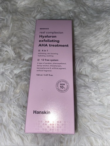 Hanskin Hyaluron Exfoliating AHA Treatment Full Size 5.7oz New Sealed ...