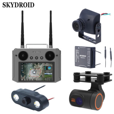 Skydroid H12 2.4GHz 12CH Digital Video Transmission Transmitter R12 ...