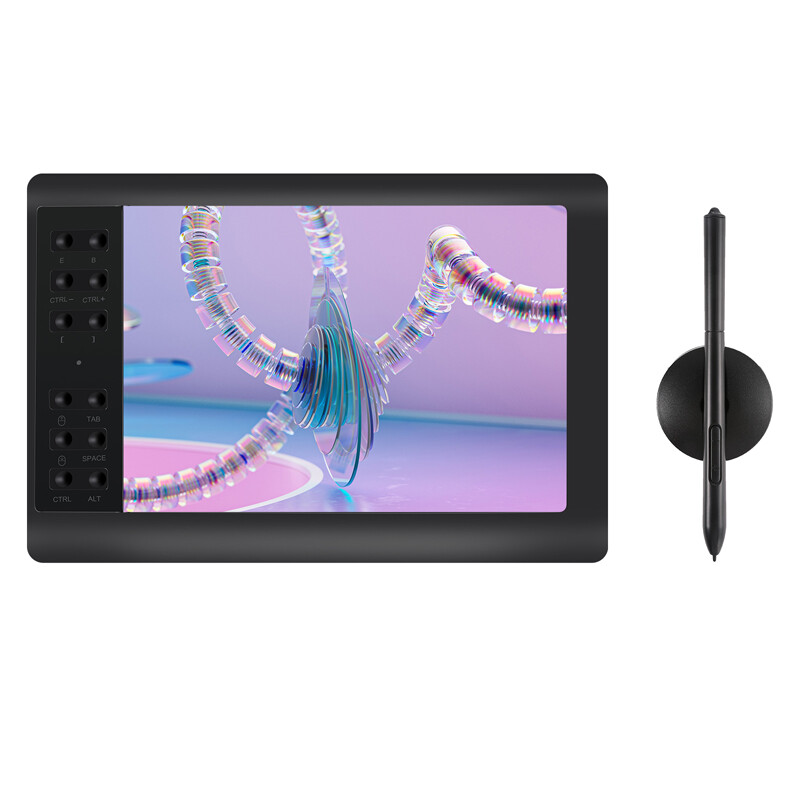 Artist Pro Graphics Drawing Tablet 10x6" Screen Battery-free pen 12 ...