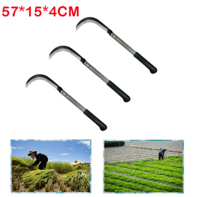 Garden Scythe Sickle Weed Nettle Bramble Serrated Bush Cutter Wacker ...