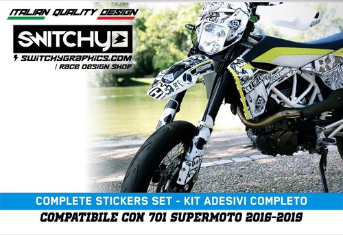 Set Sticker Graphics Kit Husqvarna 701 Sm Supermoto Compatible - Ladies ...