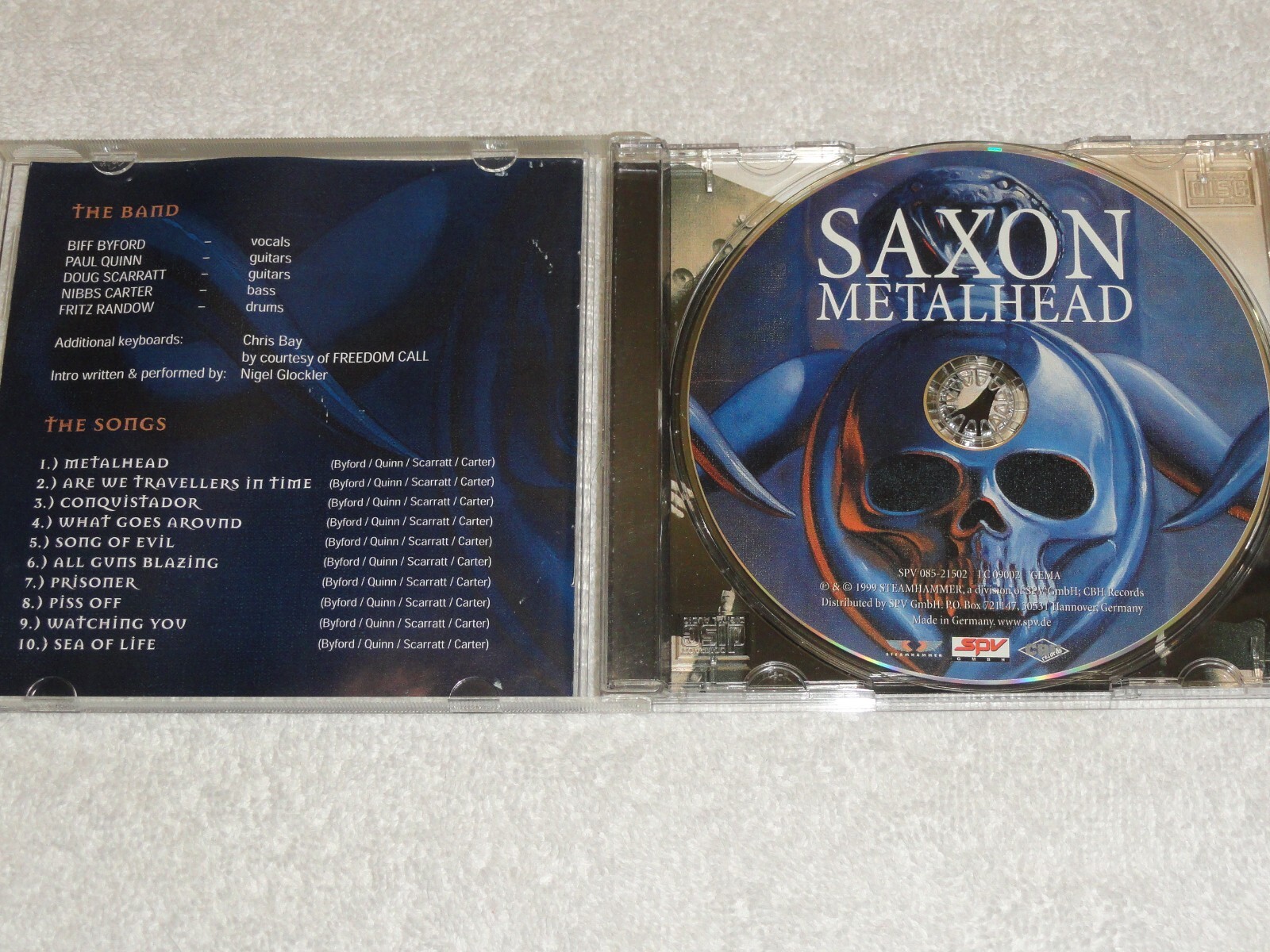 SAXON METALHEAD CD 1999 NICE USED CONDITION Made in Germany | eBay