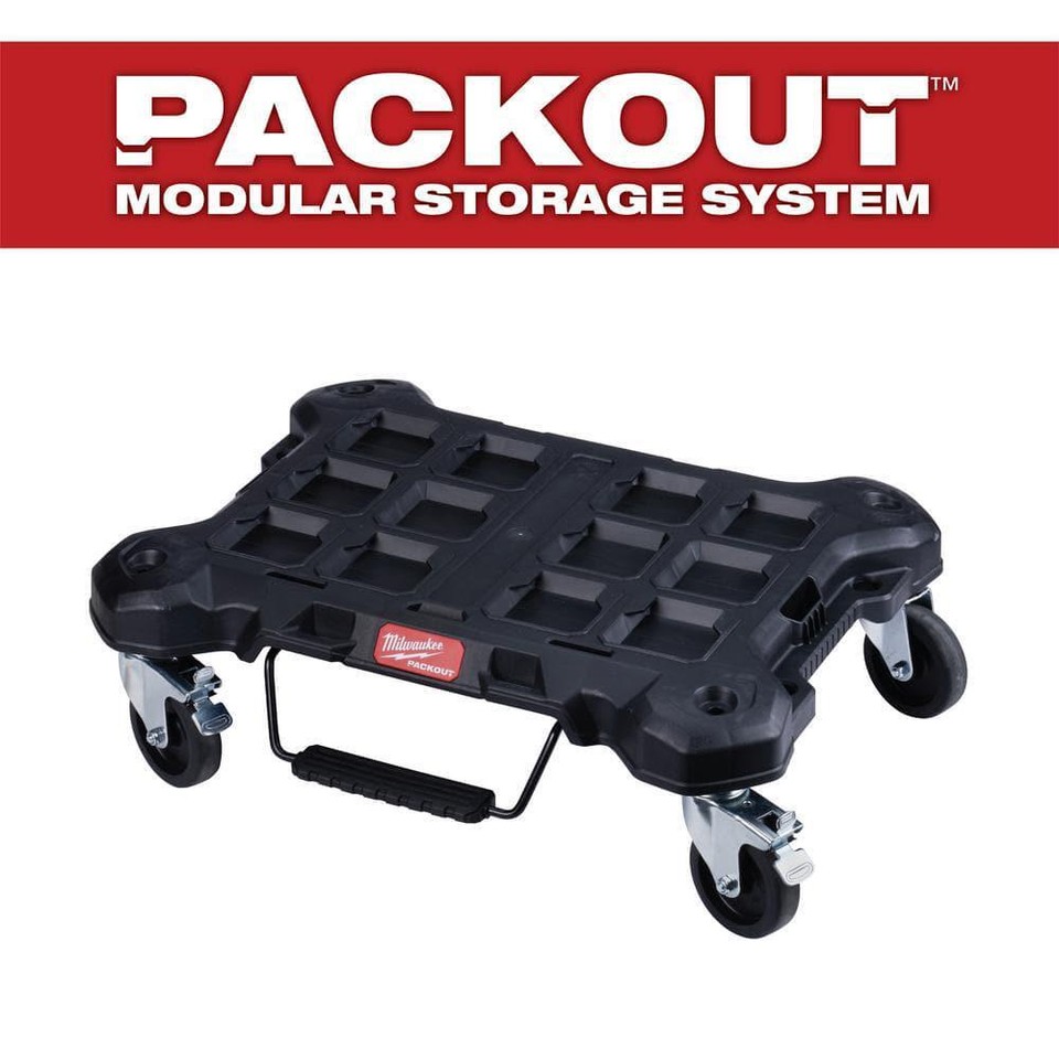PACKOUT Dolly 24 in. x 18 in. Black Multi-Purpose Utility Cart | eBay