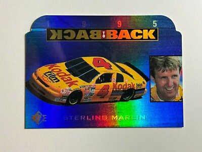 1995 UPPER DECK SP NASCAR RACING No.BB3 STERLING MARLIN DIE-CUT A190 | eBay