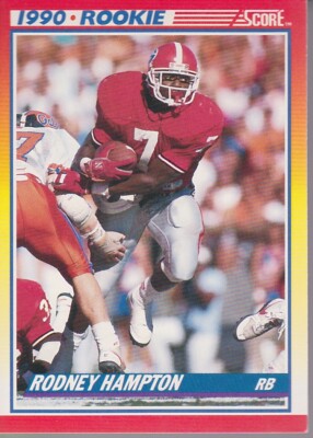 Rodney Hampton 1990 Score #307 New York Giants ROOKIE RC | eBay