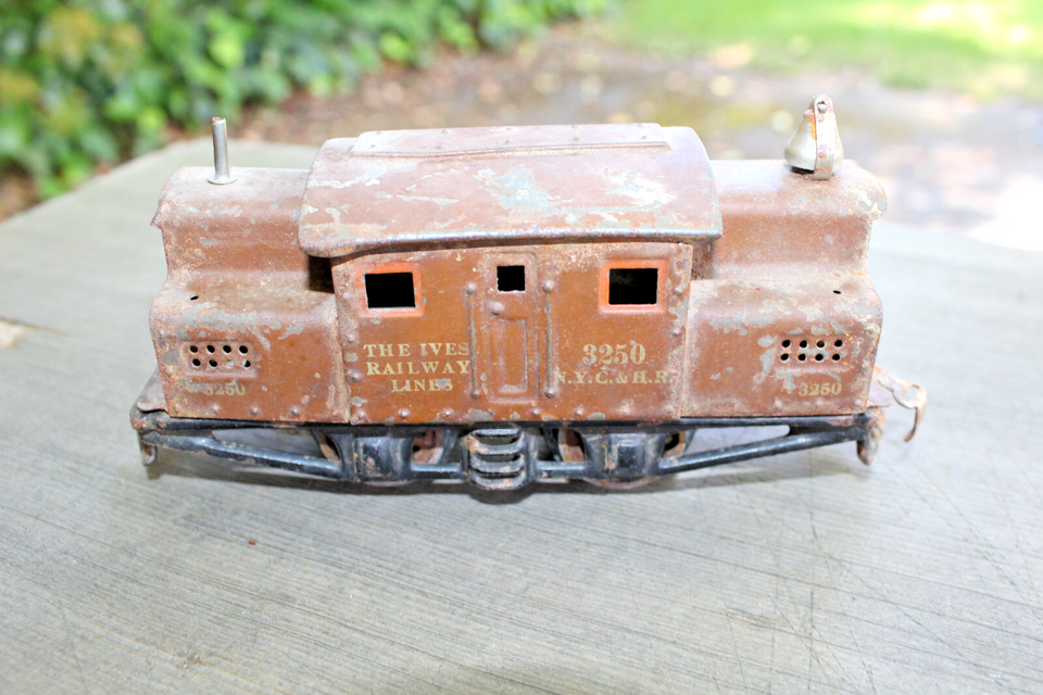 Ives Prewar O Gauge #3250 Brown Electric Locomotive b2 | eBay