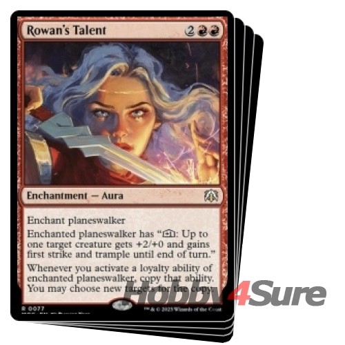 Rowan's Talent X4 M/NM Magic: The Gathering MTG March Of The Machine ...