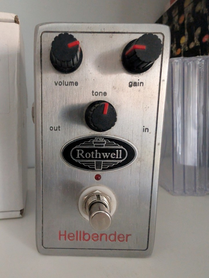 Rothwell Hellbender - Overdrive Distortion Guitar Pedal - Made In UK ...