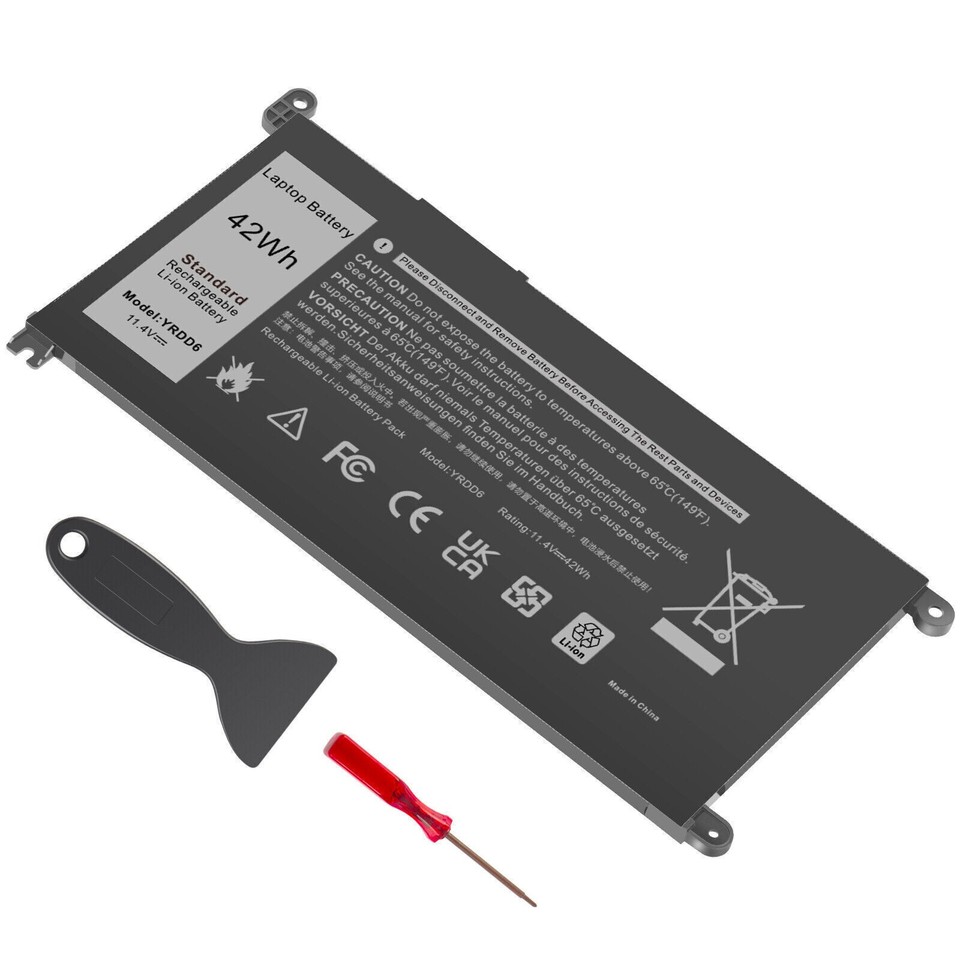 YRDD6 Battery For Dell Inspiron 15 3582 3583 3593 3793 5582 5584 5593 ...