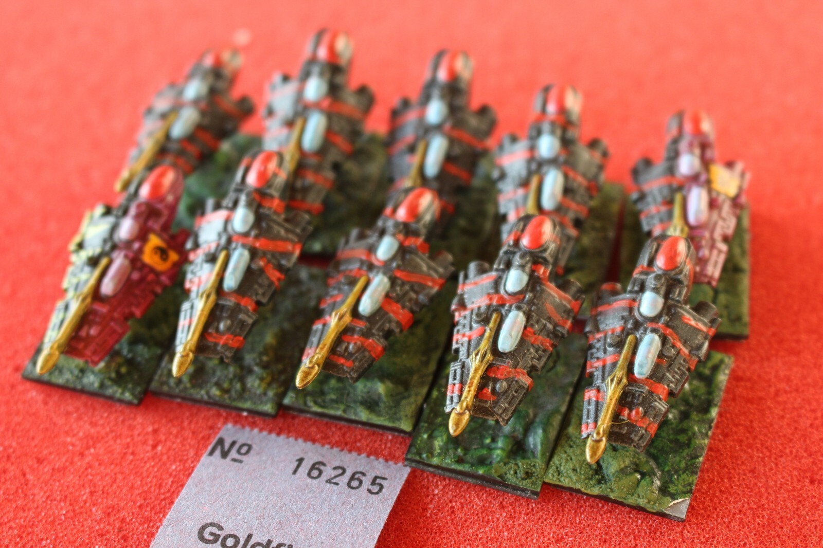 Games Workshop Epic 40k Eldar Falcon Gravtanks Grav Tanks x10 Painted ...