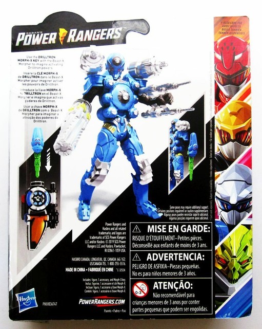 Hasbro Power Rangers Beast Morphers Drilltron 6in Action Figure for ...