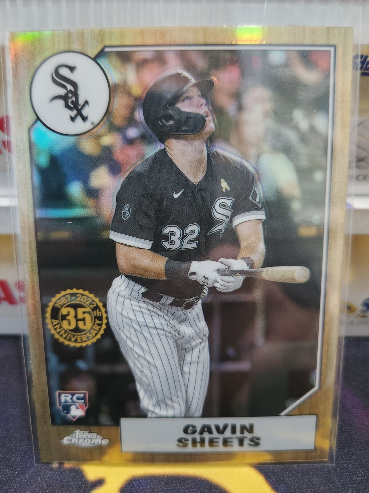2022 Topps Chrome Gavin Sheets RC 1987 35th Anniversary rookie White ...