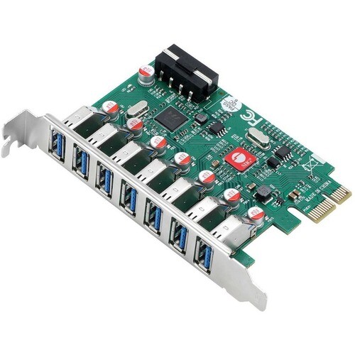 NEW Siig JU-P70211-S1 USB 3.0 7-Port PCIe Host Card Adapter 7 Port ...