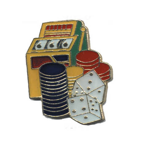 Wholesale Lot of 12 Slot Machine Chips Dice Gambling Lapel Hat Pins Tie ...