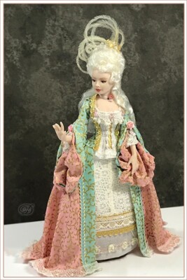 1:12 Dollhouse Art Doll Dressing Easy~Dana BURTON~LADY MARCELLA ...