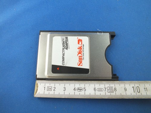 Original SanDisk PCMCIA für Compact Flash Card CF Karte Adapter ...