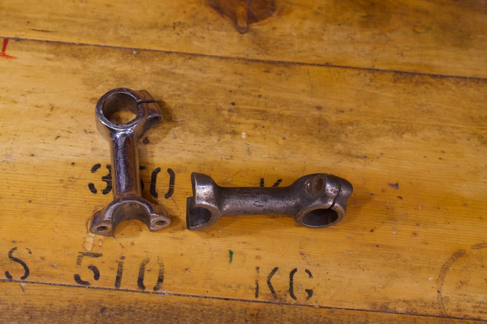 Harley Chopper Knucklehead Panhead Flanders Dog Bone Risers 4" | eBay