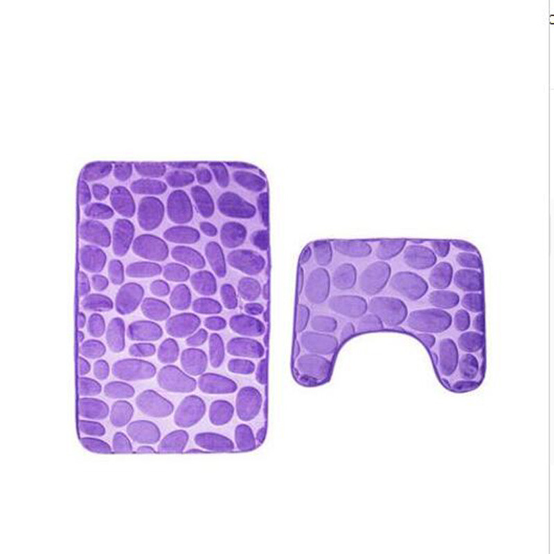 2 Teilig Badteppich Badvorleger Set Badvorleger Teppiche Badematte ...