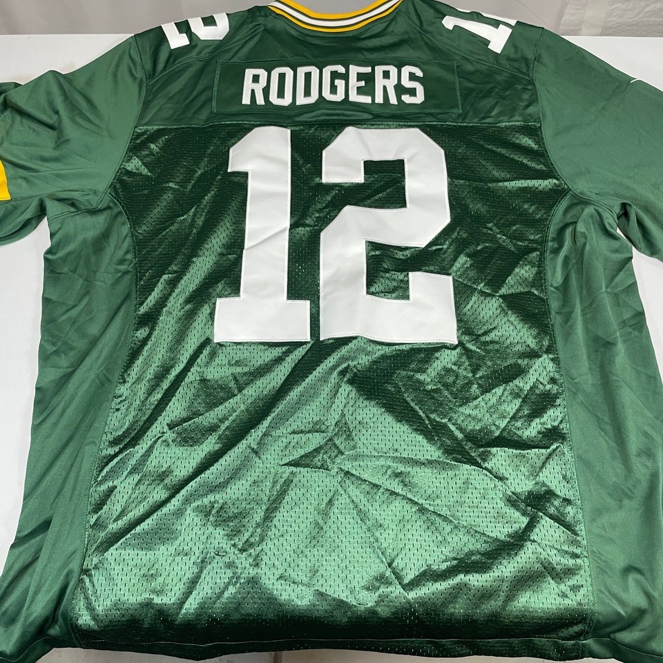 Aaron Rogers Green Bay Packers Nike Vapor Limited Jersey Green XXL NWT ...