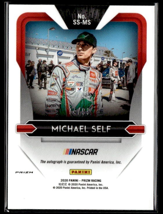 L12,024 - 2020 Panini Prizm Signing Sessions Silver Mosaic #17 Michael ...