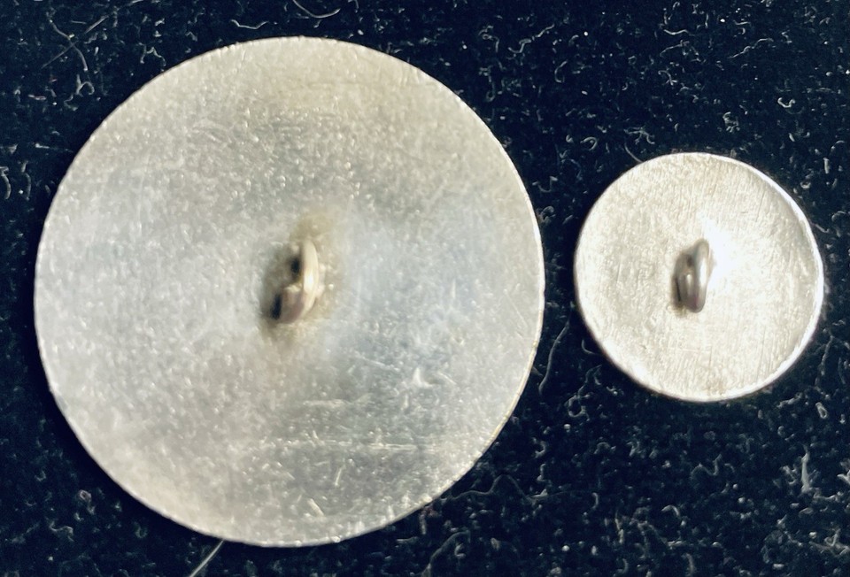 Ex Rare French KING MEROVEE SILVER PLATE Button, Ca., 1900s/1920s ...