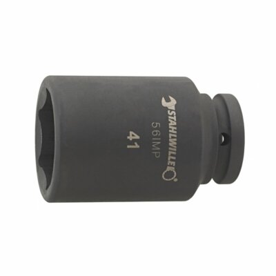 Stahlwille 25020034 56IMP 3/4" 6-pt Extra Deep Impact Socket, 34 mm ...