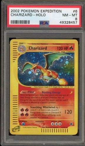 Pokemon Charizard Expedition Holo Rare #6 PSA 8 | eBay