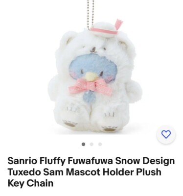 Sanrio Tuxedo Sam Mascot holder fluffy snow design | eBay