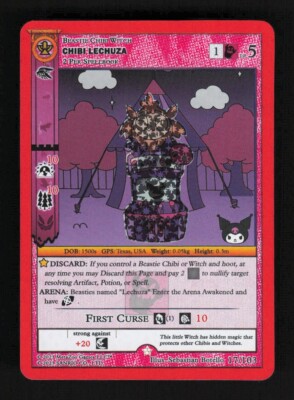 MetaZoo Kuromi's Cryptid Carnival - CHIBI LECHUZA 17/103 - Rev Holo | eBay