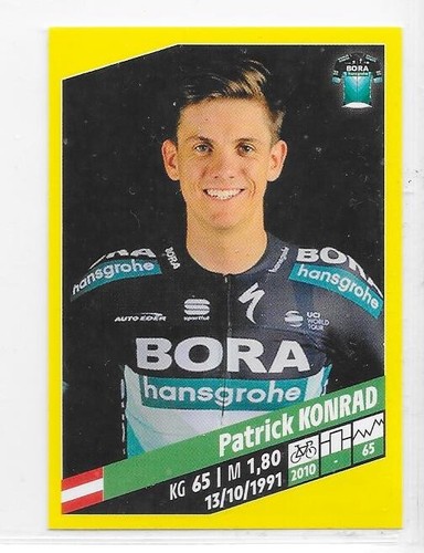 Vignette panini N°069 - Tour de France 2019 - Patrick Konrad | eBay