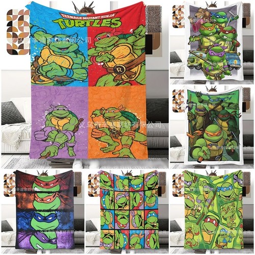 Teenage Mutant Ninja Turtles 3D Flannel Blanket Soft Warm Plush Nap ...