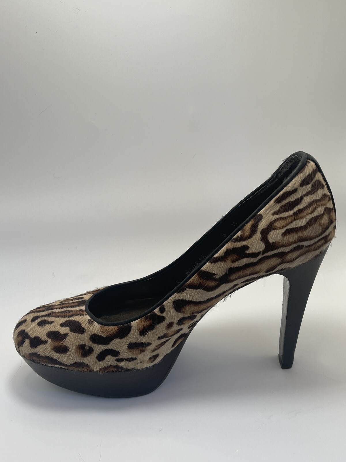 Stuart Weitzman Platform High Heel Pumps Leopard Calf… - Gem