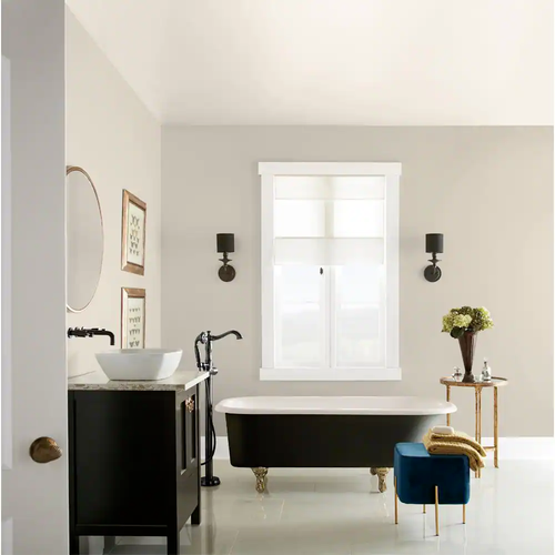 BEHR PRO i100 5 Gal. #23 Antique White Semi-Gloss Interior Paint Walls ...