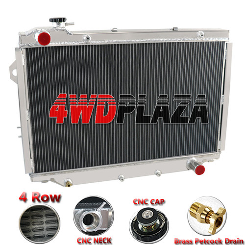 4row Radiator Fit Landcruiser 80 Series HZJ80 HDJ80 FZJ80R FJ80 1HZ&1HD ...